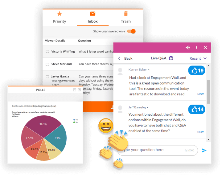 Webinar and Webcasting Engagement Tools | WorkCast